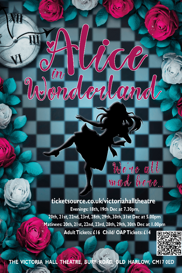 Alice in Wonderland at The Victoria Hall Theatre, Old Harlow event ...