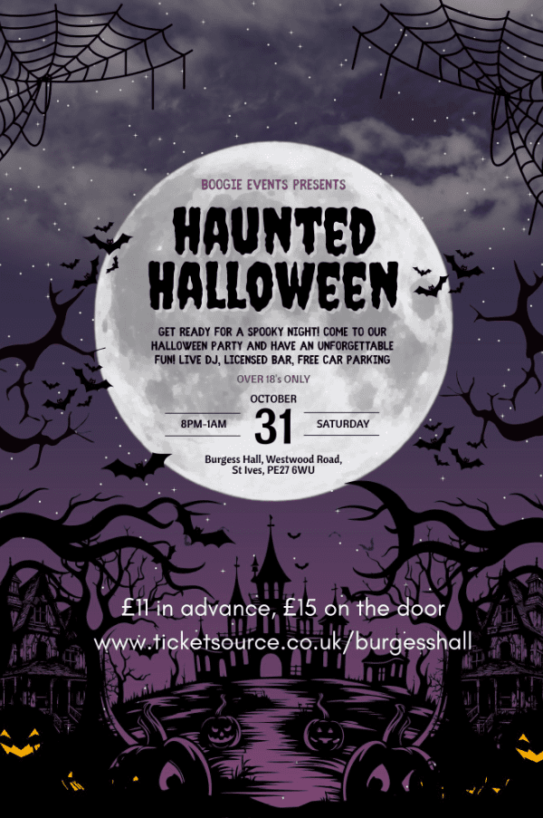 Boogie Events Presents: Haunted Halloween at The Burgess Hall event ...