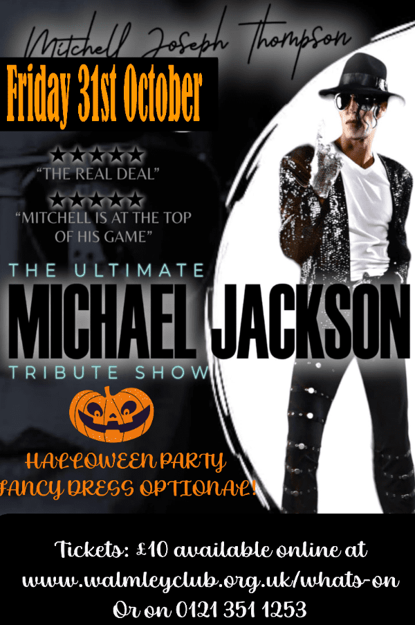 Halloween Fancy Dress with Mitchell Thompson as Michael Jackson at ...