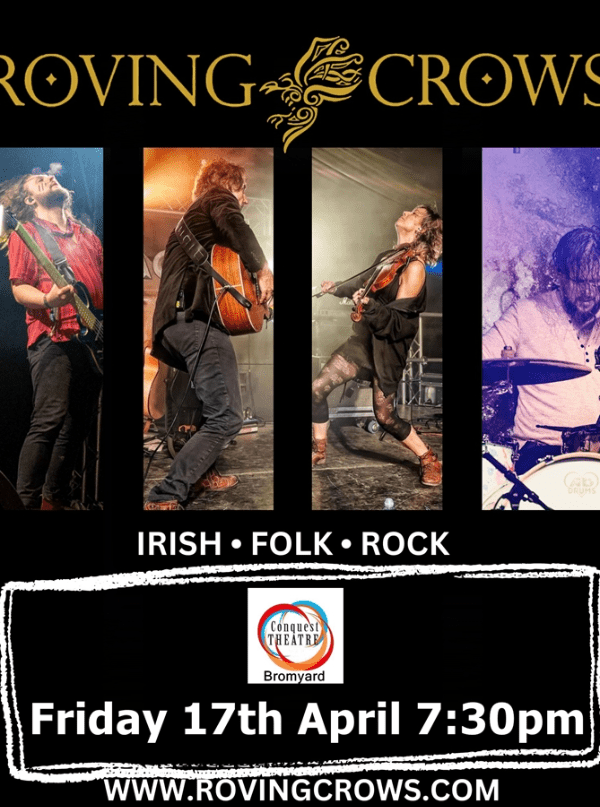 Folk in the Foyer: Roving Crows at Conquest Theatre event tickets from ...