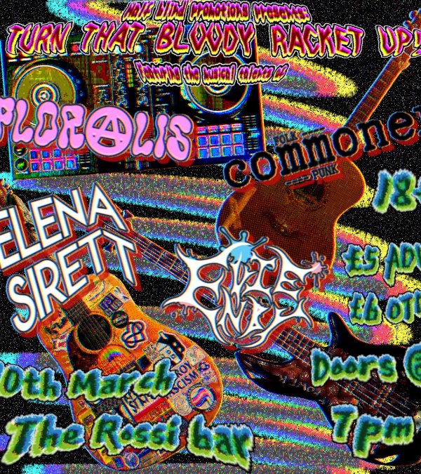 Half Blind Promotions presents: Turn That Bloody Racket Up! at Online ...
