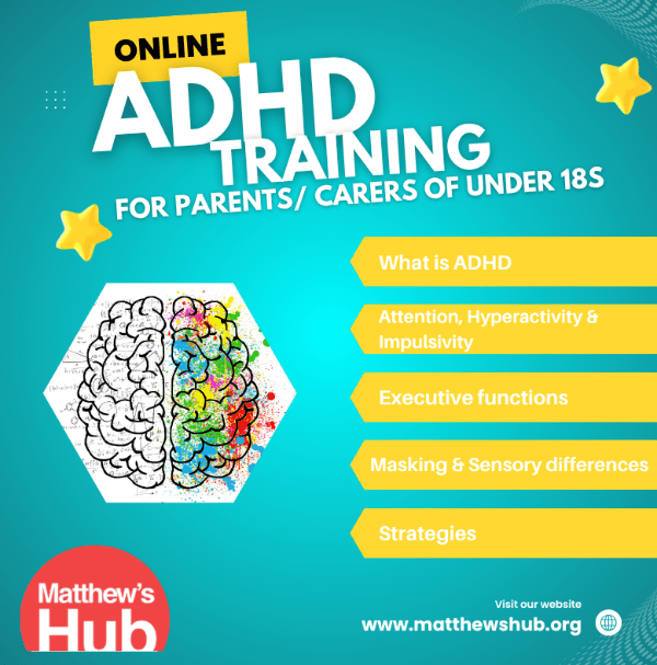 ADHD Training - For Parents/Carers and Family of Under 18s at Online ...