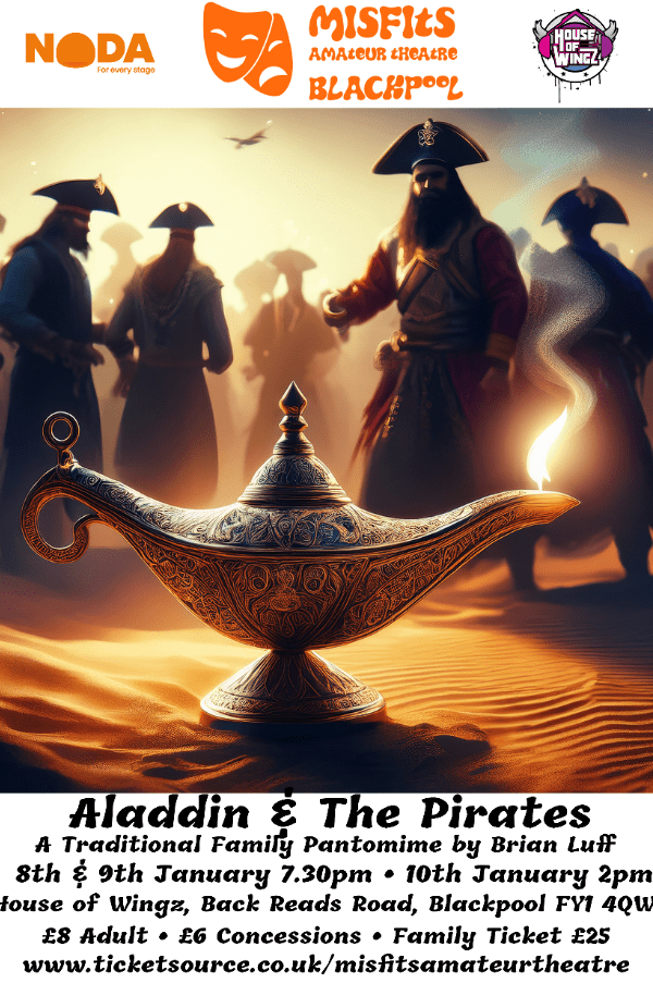 Aladdin and the Pirates at House of Wingz event tickets from TicketSource