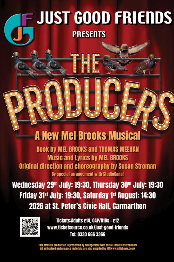 Just Good Friends presents 'The Producers' at St. Peter's Civic Hall ...