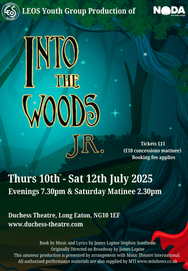 Into The Woods Jr. - LEO's Youth at The Duchess Theatre event tickets ...