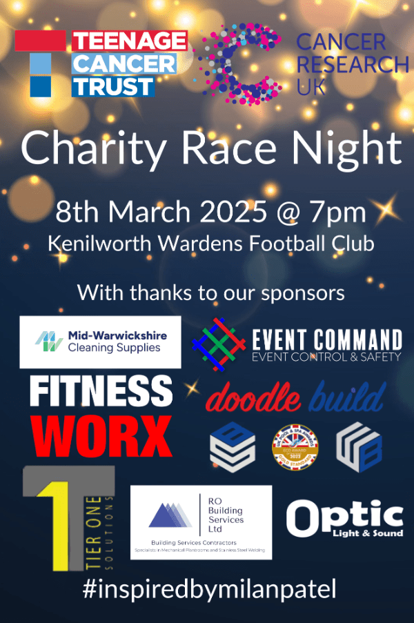 Charity Race Night in Memory of Milan Patel at Kenilworth Wardens ...