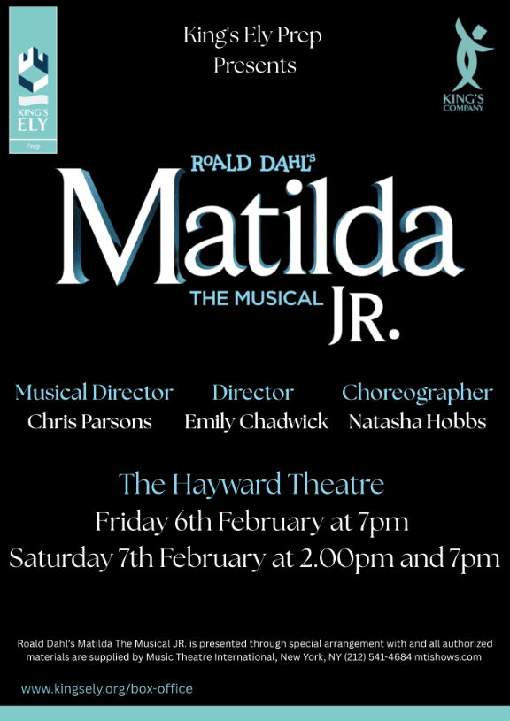 Matilda Jr. at Hayward Theatre event tickets from TicketSource