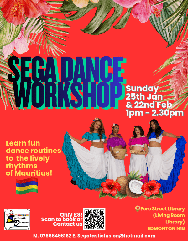 Sega Dance Workshop (Rythms of Mauritius) at Fore Street Library ...