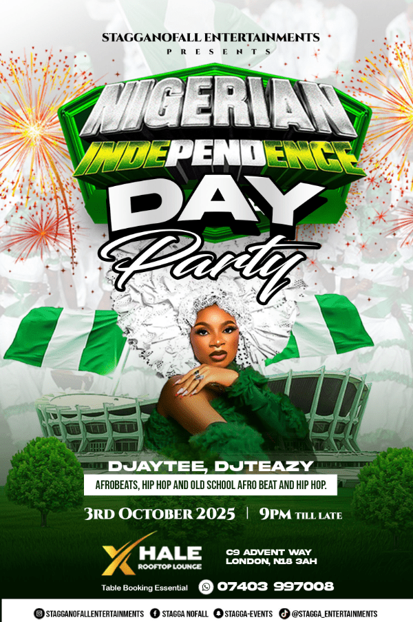 NIGERIAN INDEPENDENCE DAY, PARTY @ THE XHALE ROOFTOP LOUNGE!! at Xhale ...