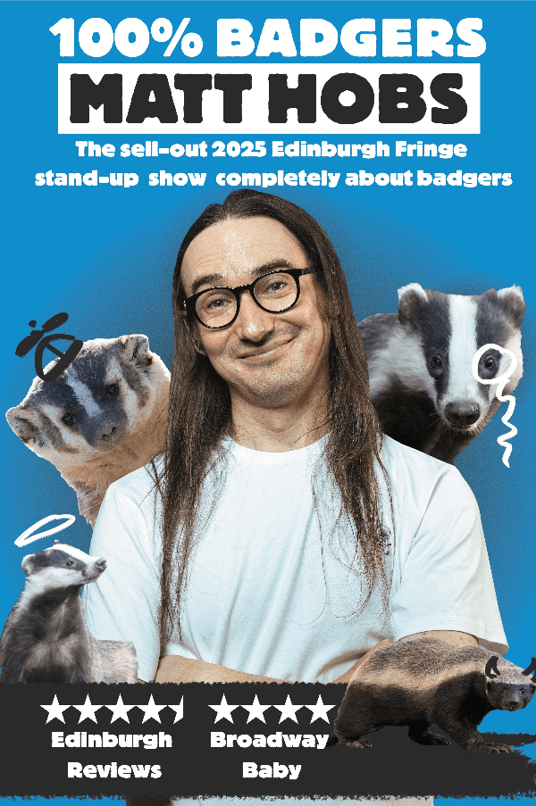 100% Badgers with Matt Hobs (support from Alex Farrow) at Tap Social ...