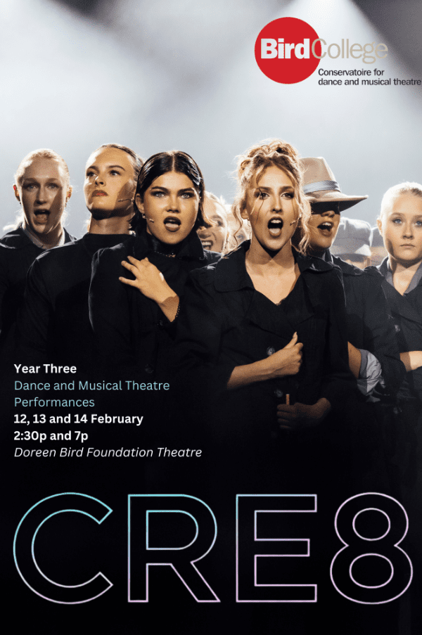 CRE8 at Doreen Bird Foundation Theatre event tickets from TicketSource
