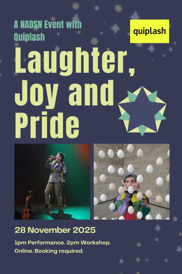 Laughter, Joy and Pride: A NADSN Event with Quiplash at Online event ...