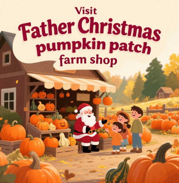 Santa at the Pumpkin Patch Farm Shop at The Pumpkin Patch Farm Shop ...