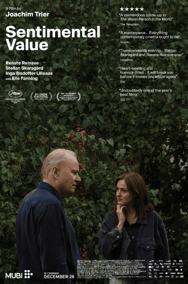 Sentimental Value(15) | Monday Night Film Club at Robert Burns Centre ...