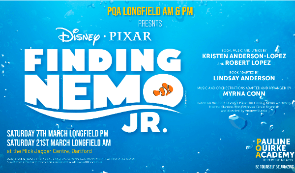 PQA Longfield AM Presents 'Finding Nemo' at The Mick Jagger Centre ...