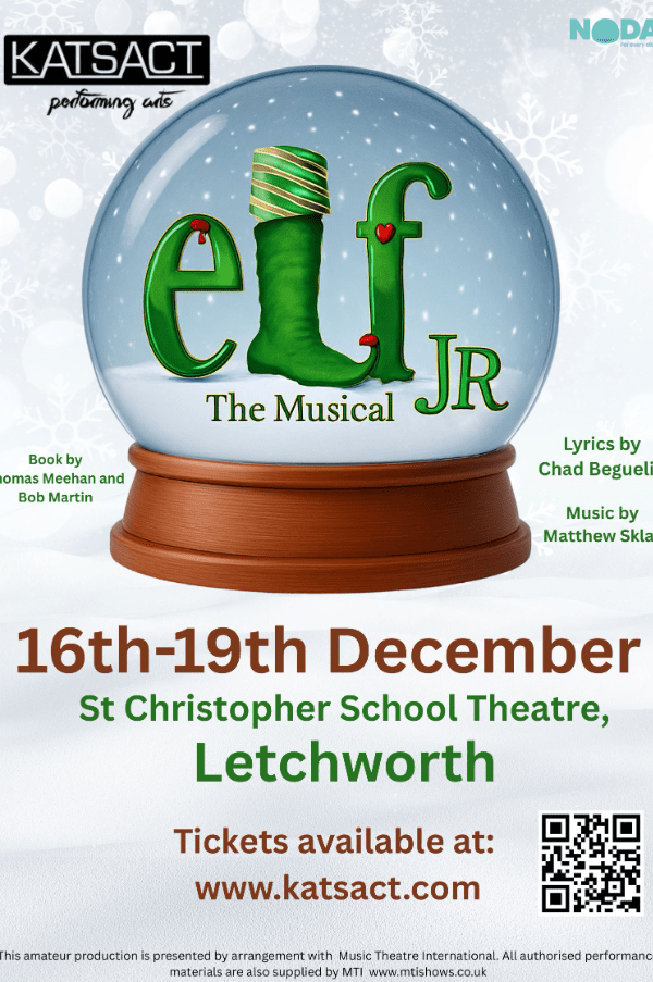 Elf the Musical JR at St Christopher School Theatre event tickets from ...