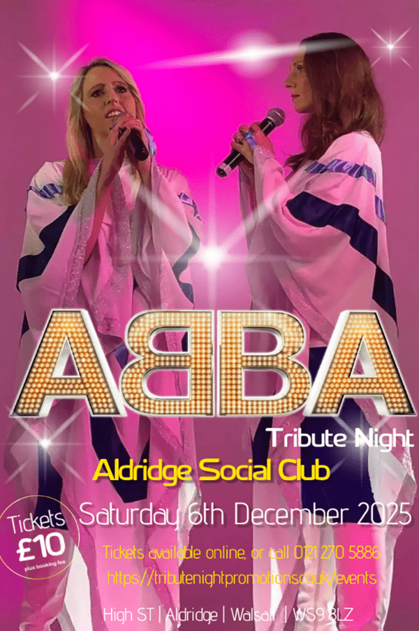 ABBA Tribute Night - Walsall at Aldridge Social Club event tickets from ...