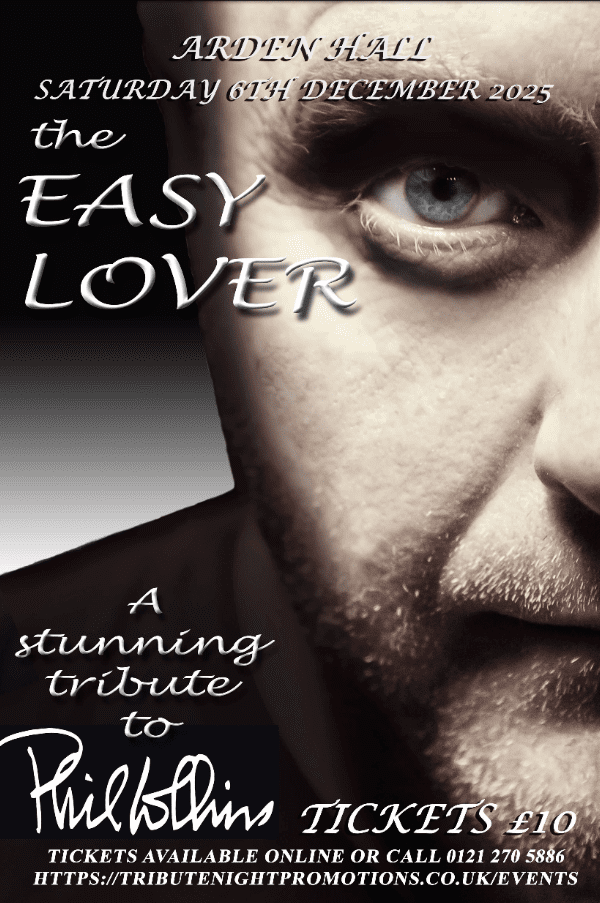 Phil Collins Tribute Night - Castle Bromwich at ARDEN HALL CASTLE ...