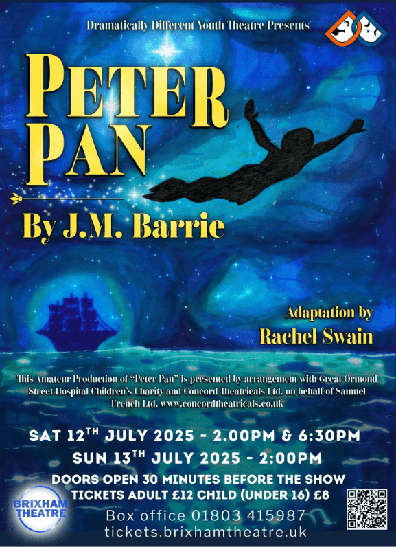 Dramatically Different Presents - Peter Pan by J.M. Barrie at Brixham ...