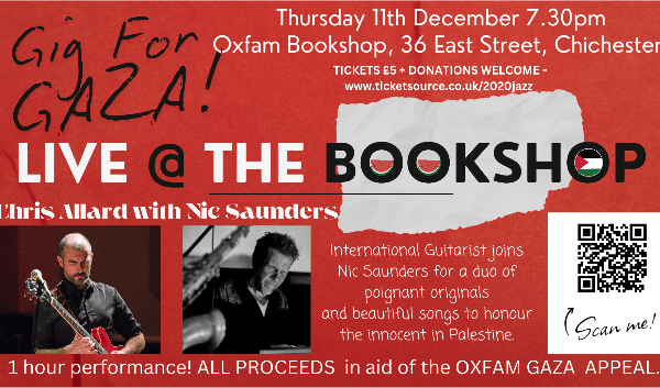 Gig For Gaza - International Guitarist Chris Allard and Nic Saunders ...