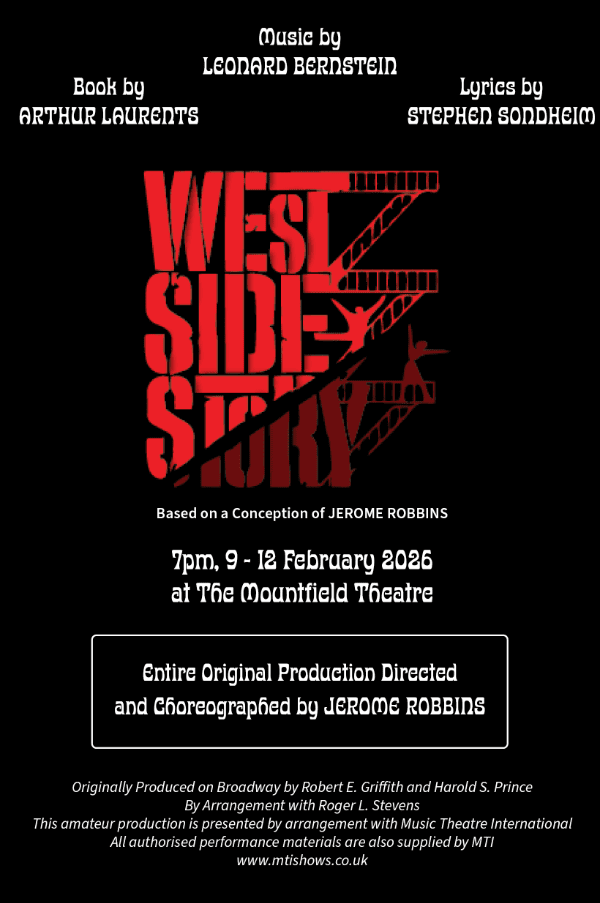 Senior Musical: West Side Story at The Mountfield Theatre event tickets ...