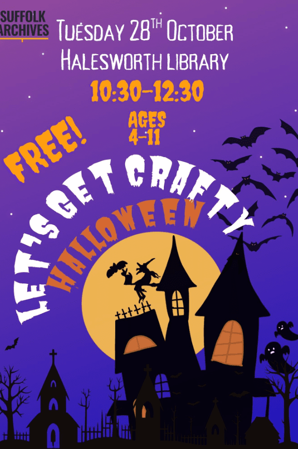 Let's Get Crafty: Halloween at Halesworth Library event tickets from ...