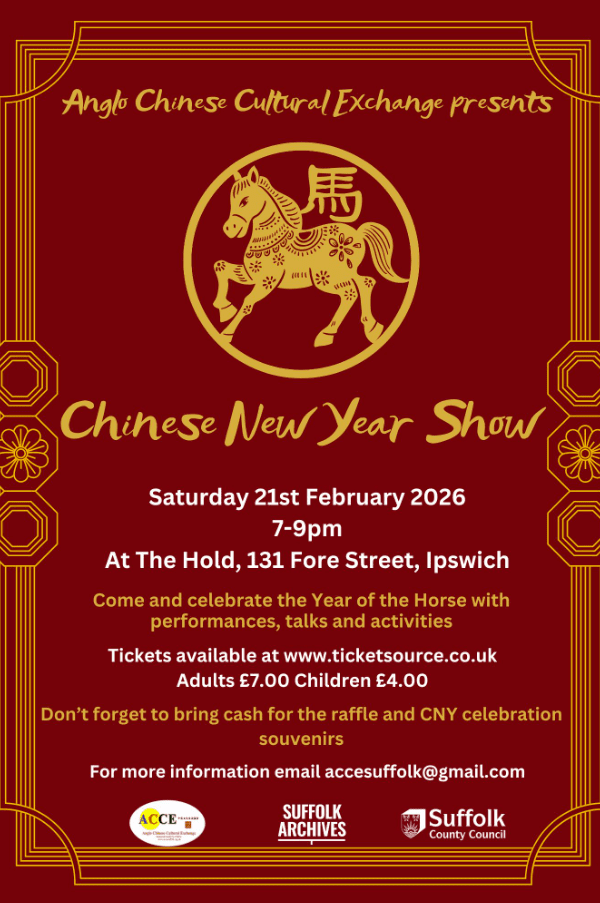 Chinese New Year Show at Suffolk Archives at The Hold event tickets ...