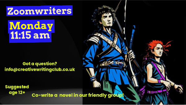 Zoomwriters every Mon at 11:15am with Spartapuss author Robin Price ...