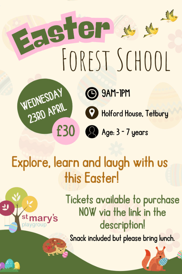 Easter Forest School at Holford House Tetbury event tickets from ...