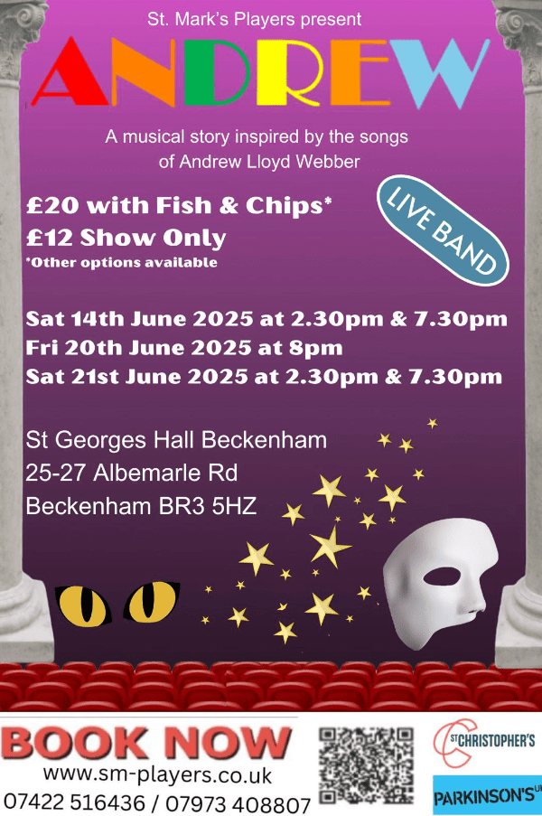 Andrew at St George's Church Hall - Beckenham event tickets from ...