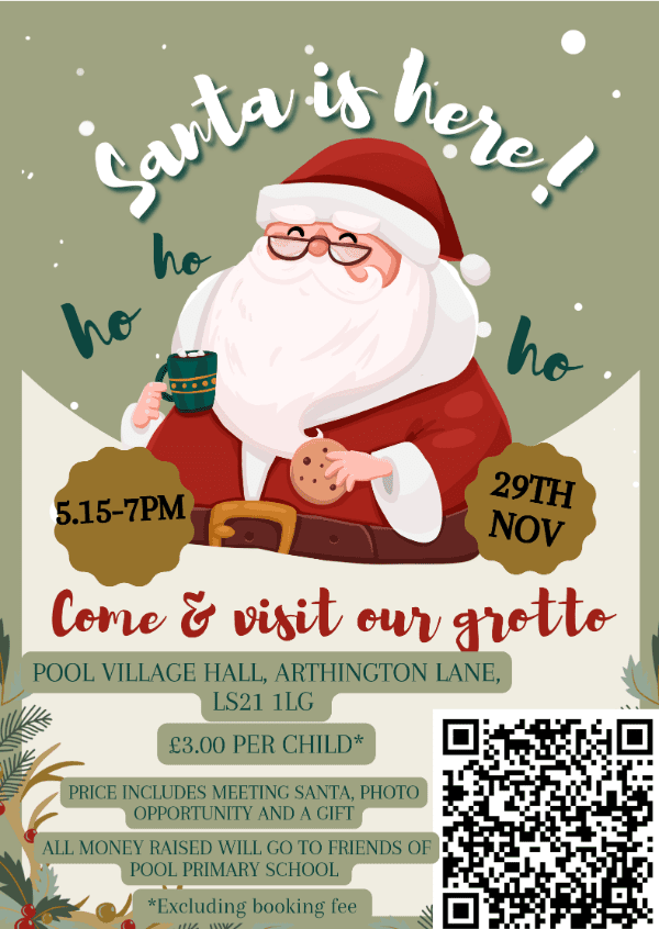 Santas Grotto at Pool Village Hall event tickets from TicketSource