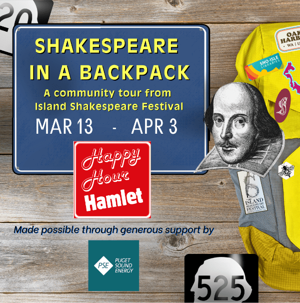 Shakespeare in a Backpack: Happy Hour Hamlet at Outcast Productions ...