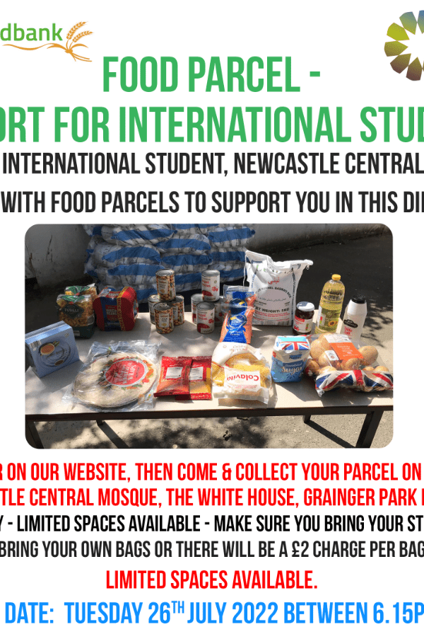 Food Parcel - Universal Credit - Wednesday 26th of November 7:00pm - 7 ...