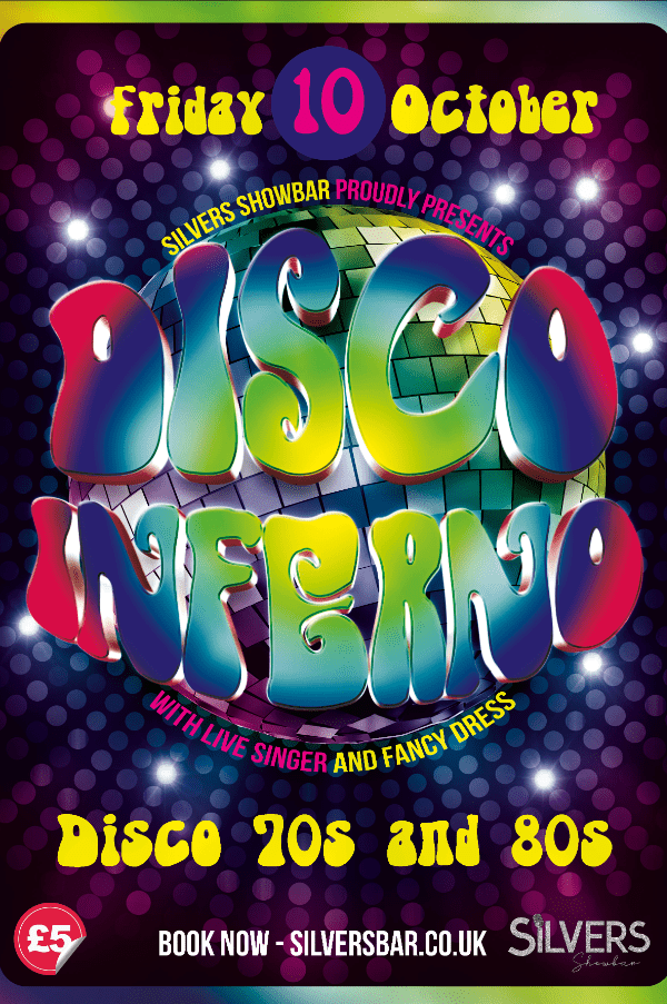 Disco Inferno at Silvers ShowBar event tickets from TicketSource