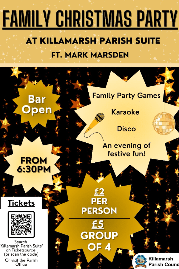 Family Christmas Party ft. Mark Marsden at Killamarsh Parish Suite ...