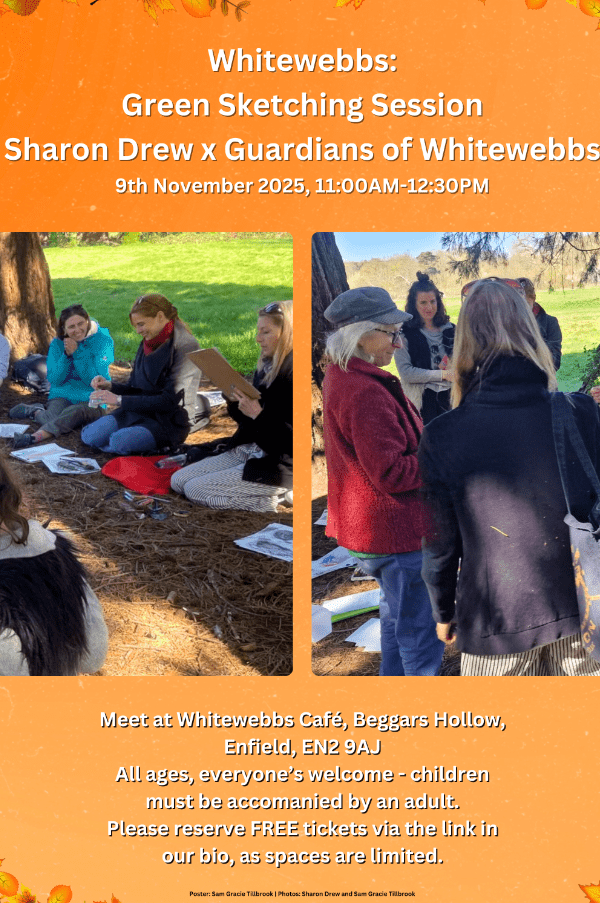 Autumn Green Sketching Session in Whitewebbs Park at Whitewebbs Cafe ...