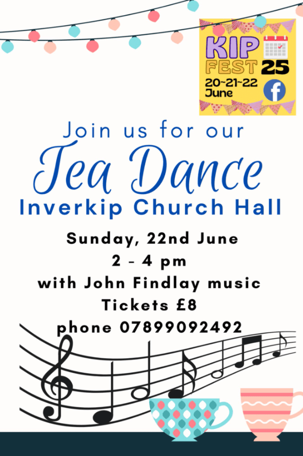 Kip Fest Afternoon Tea Dance at Inverkip Church Hall event tickets from ...