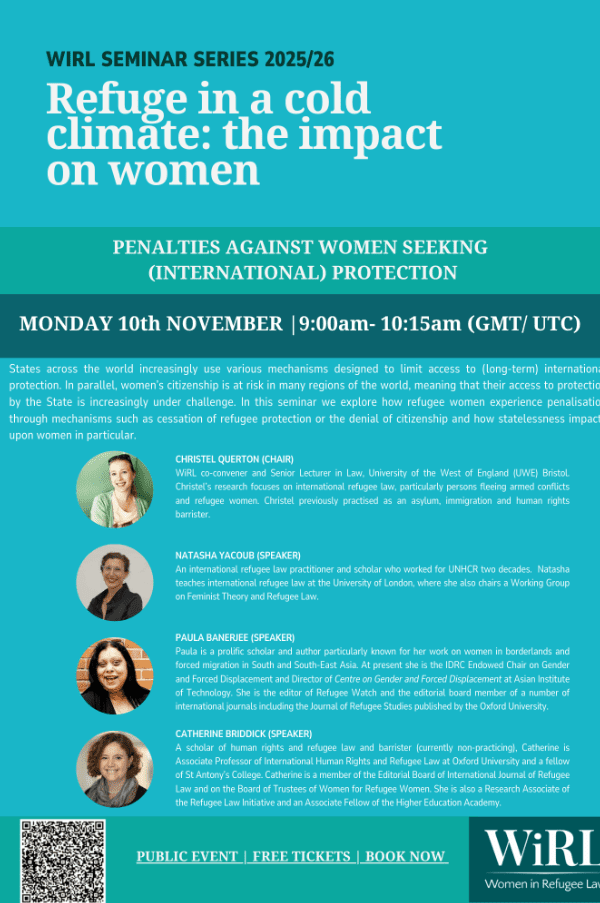 Penalties Against Women Seeking (International) Protection (WiRL ...